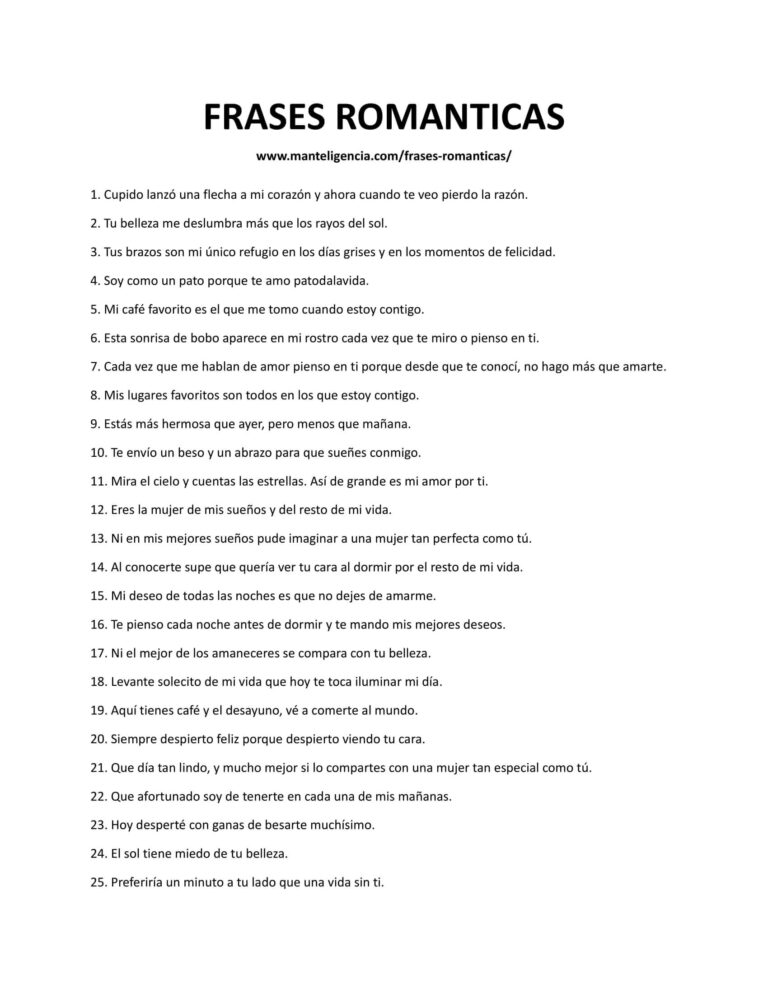 32 Frases romanticas para enamorar - Flecharás su corazón